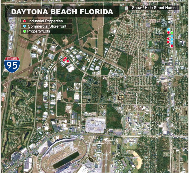 Daytona Beach Florida Real Estate Maps